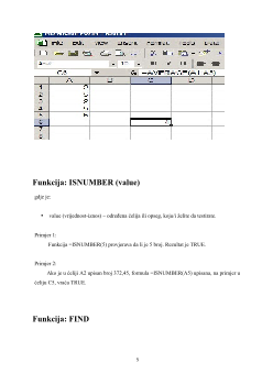 Formule i funkcije u MS Excel-u | studenti.rs